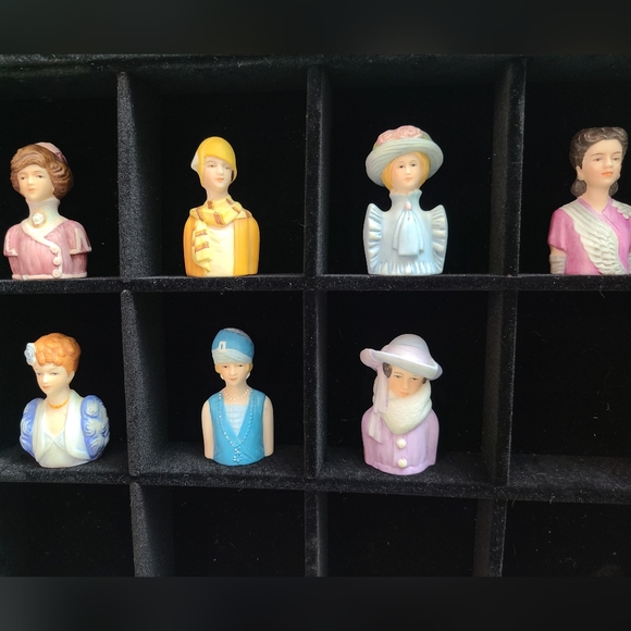 Avon | Other | Vintage Avon Thimble Ladies Set Of 7 | Poshmark